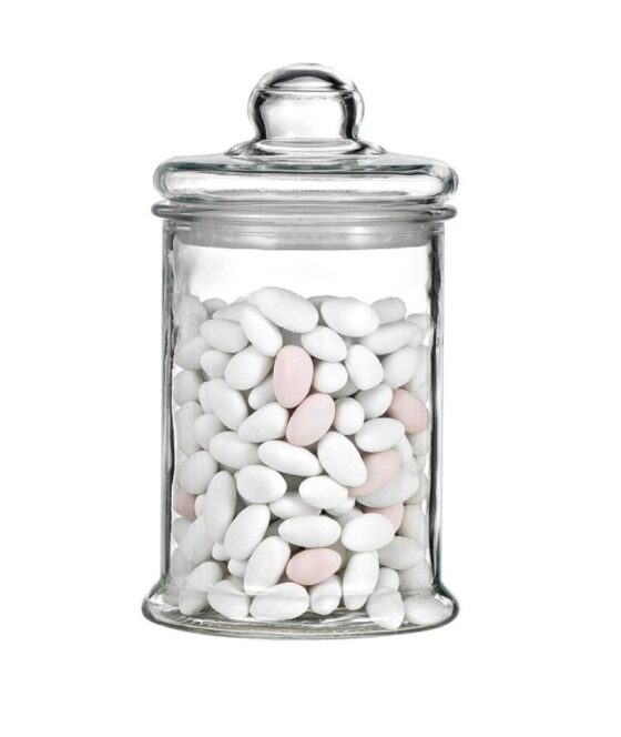 ΓΥΑΛΙΝΟ ΒΑΖΟ ΜΕ ΚΑΠΑΚΙ 1.25l - Petras Candles