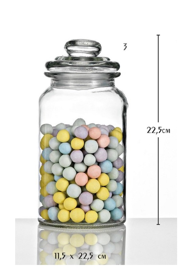 ΓΥΑΛΙΝΟ ΒΑΖΟ ΜΕ ΚΑΠΑΚΙ 22.5 cm - Petras Candles