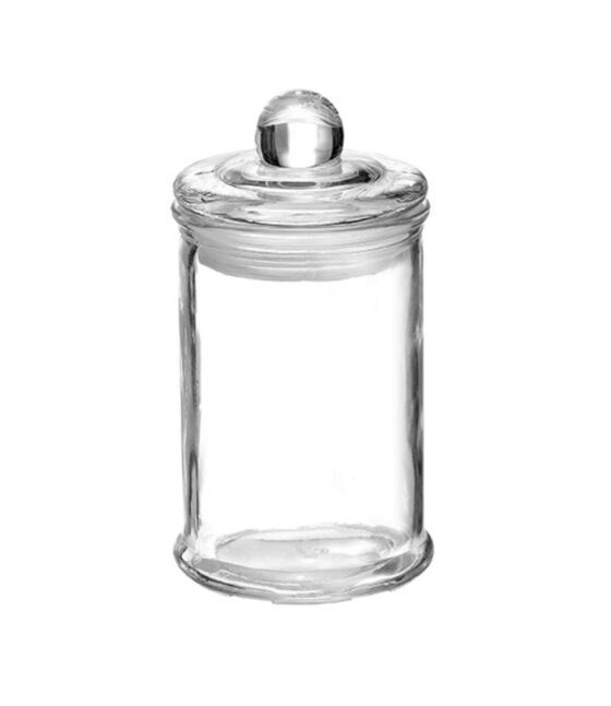 ΓΥΑΛΙΝΟ ΔΙΑΦΑΝΟ ΒΑΖΑΚΙ 150 ml ΜΕ ΚΑΠΑΚΙ - Petras Candles